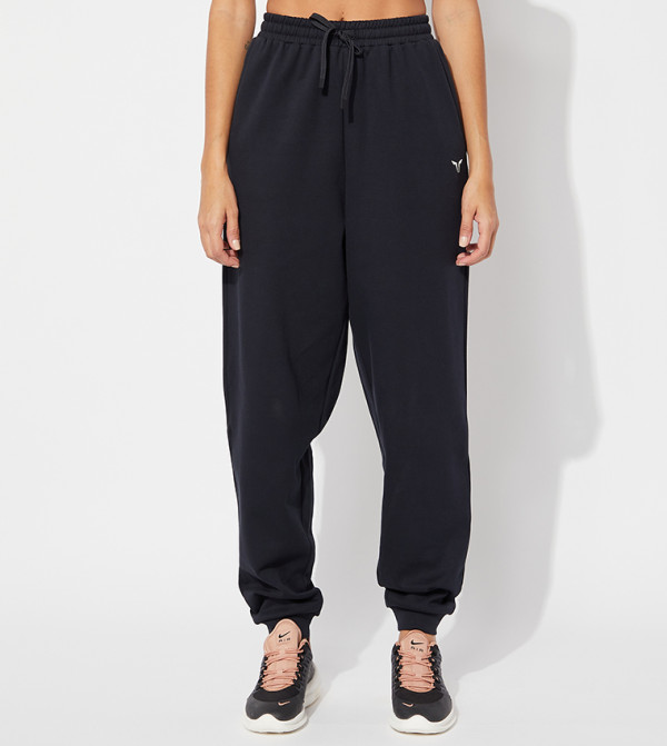Buy SQUATWOLF Drawstring Waist Oversized Sweatpants In Black ...