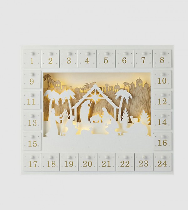 Buy Lakeland Light Up Advent Nativity Scene In Multiple Colors ...