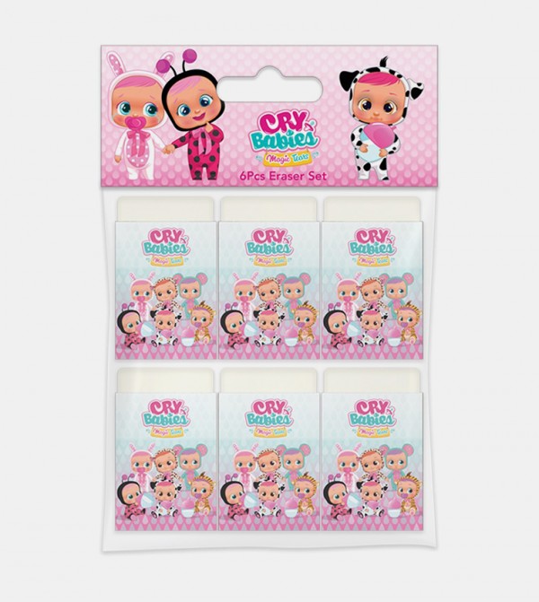Buy RAINBOW MAX Cry Babies 6 Piece Eraser Set In Multiple Colors ...
