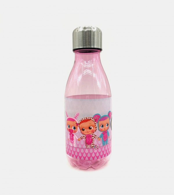 Buy RAINBOW MAX Cry Babies Water Bottle 500ml In Pink | 6thStreet Kuwait