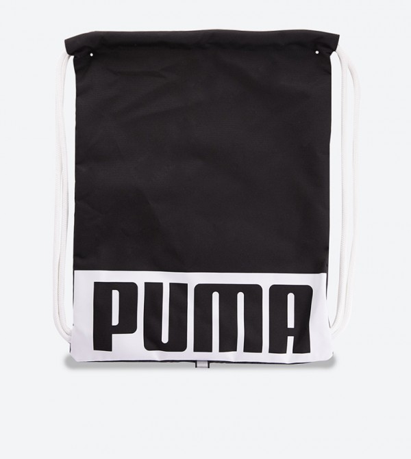 Buy Puma Drawstring Closure Deck Gym Sack Black In Black | 6thStreet UAE