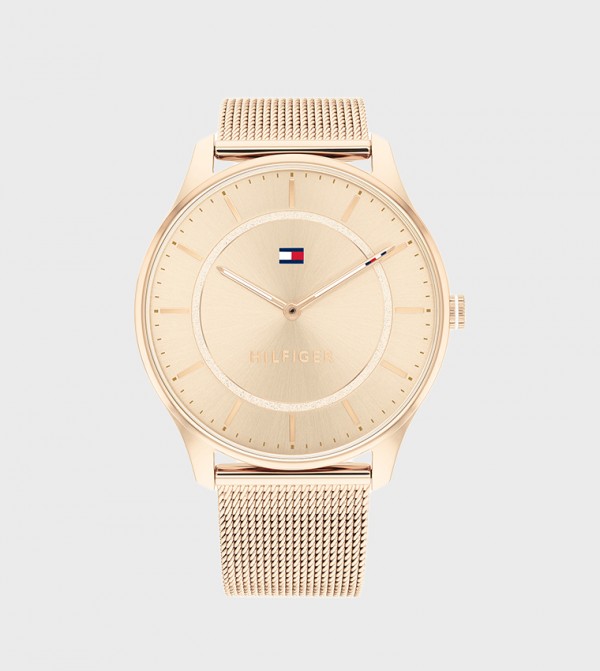 Buy Tommy Hilfiger Round Dial Analog Watch In Rose | 6thStreet Kuwait Buy Tommy Hilfiger Round Dial Analog Watch In Rose | 6thStreet Kuwait