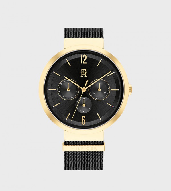 Buy Tommy Hilfiger Round Dial Analog Watch In Black | 6thStreet UAE Buy Tommy Hilfiger Round Dial Analog Watch In Black | 6thStreet UAE