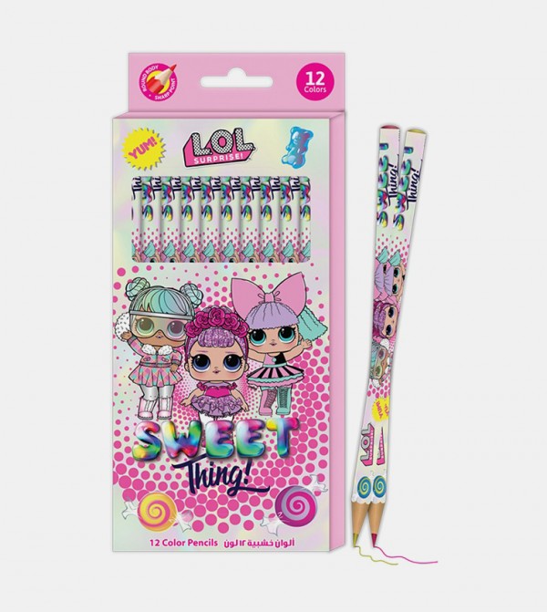 Buy RAINBOW MAX LOL Surprise 12 Piece Color Pencil Box In Multiple ...