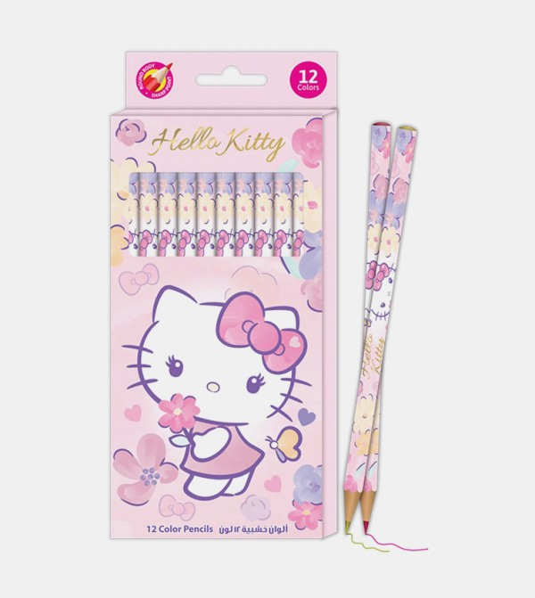 Buy RAINBOW MAX Hello Kitty 12 Piece Color Pencil Box In Multiple ...