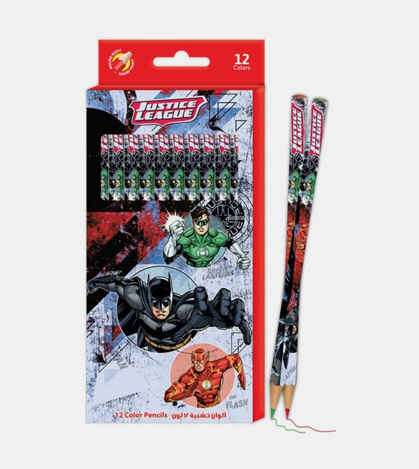 Buy RAINBOW MAX Justice League 12 Piece Color Pencil Box In Multiple ...