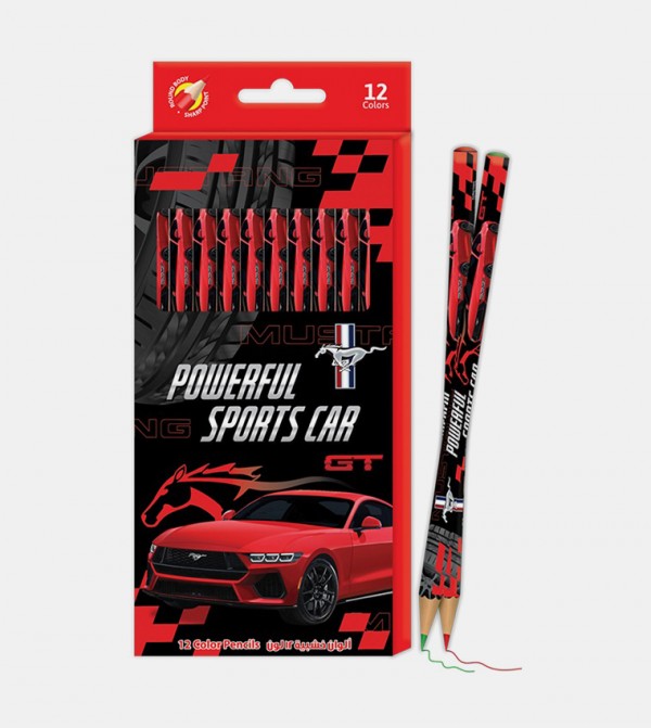 Buy RAINBOW MAX Mustang 12 Piece Color Pencil Box In Multiple Colors ...