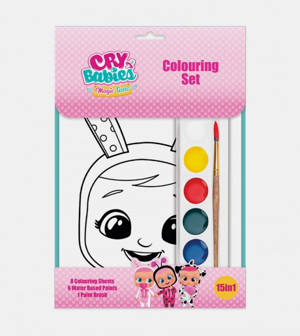 Buy RAINBOW MAX Cry Babies Coloring Set In Multiple Colors | 6thStreet ...