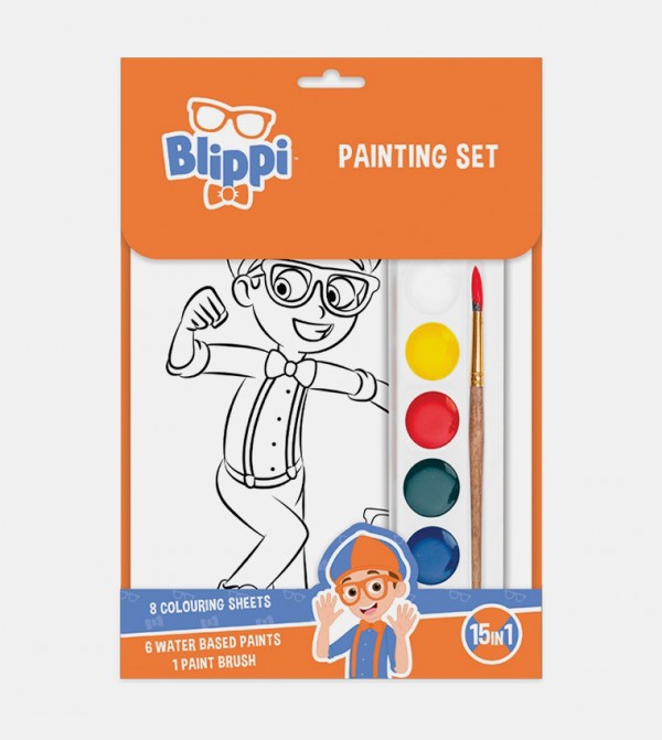 Buy RAINBOW MAX Blippi Coloring Set In Multiple Colors | 6thStreet Kuwait