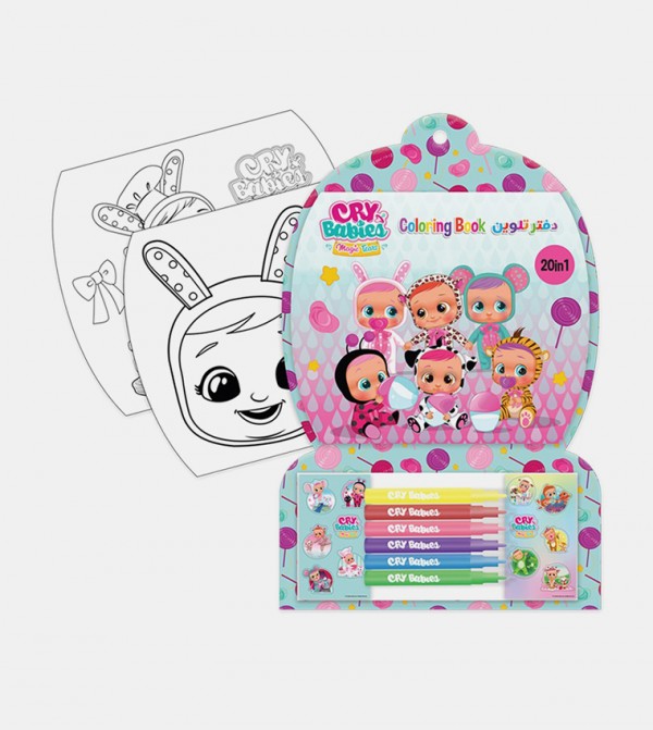 Buy RAINBOW MAX Cry Babies Coloring Set In Multiple Colors | 6thStreet ...