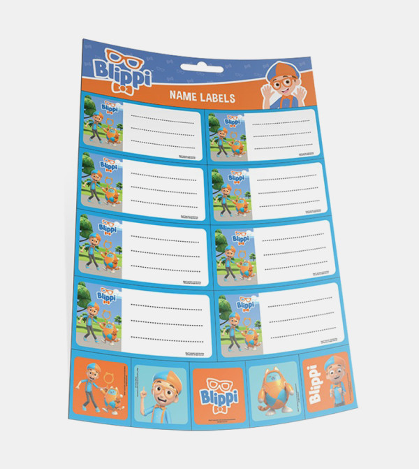 Buy RAINBOW MAX Blippi Name Label In Multiple Colors | 6thstreet Kuwait