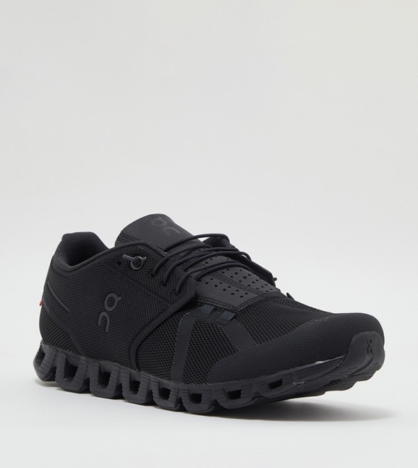 Buy ON Cloud V2 Round Toe Lace Up Shoes In Black | 6thStreet Kuwait