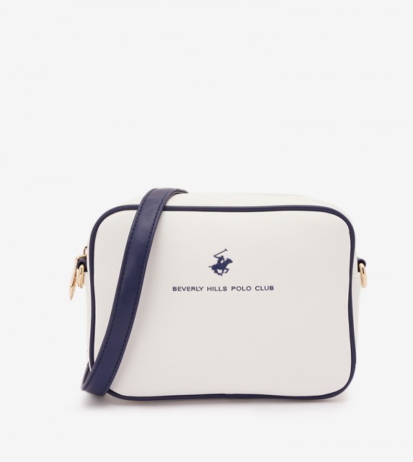 Buy Beverly Hills Polo Club Logo Detailed Crossbody Bag In Blue ...