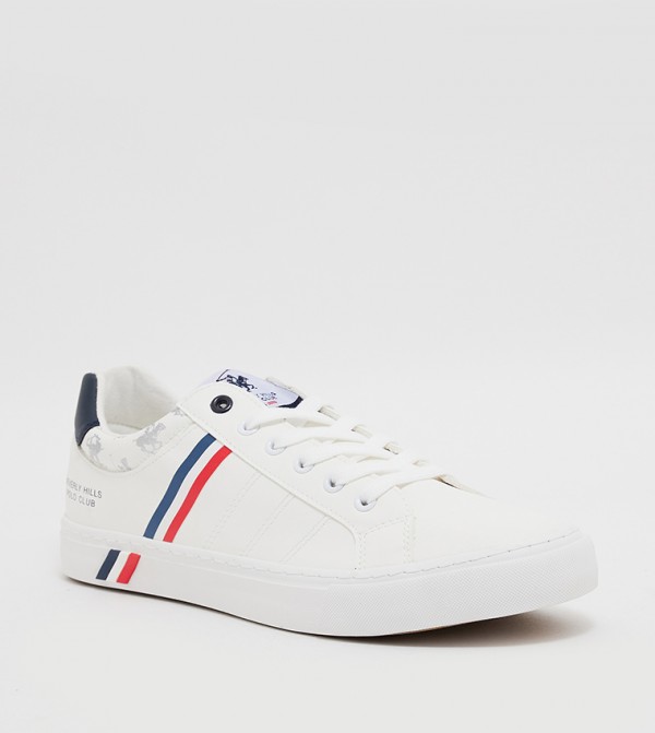 Buy Beverly Hills Polo Club Lace Up Casual Shoes In White | 6thStreet Oman