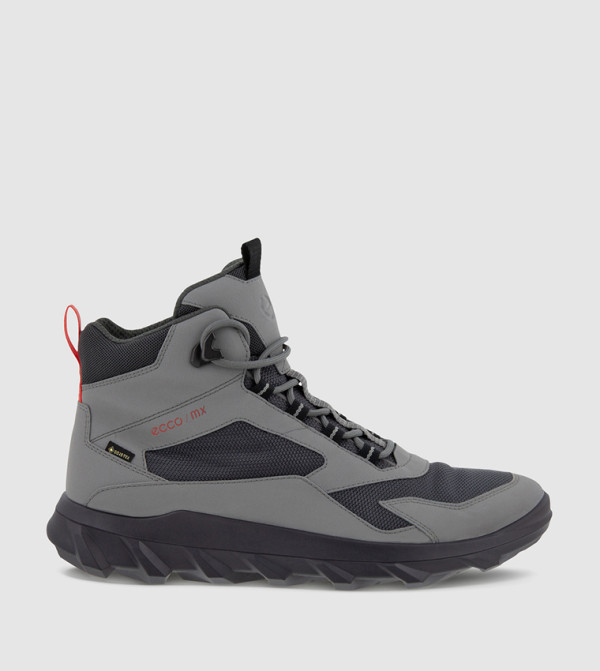 Buy ECCO Mx Gtx Tex Mid Top Sneakers In Grey | 6thStreet UAE