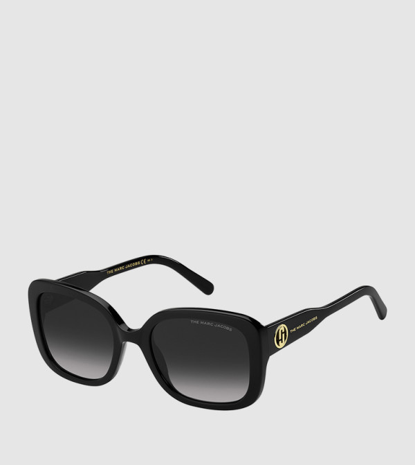 Buy Marc Jacobs Logo Detail Square Sunglasses In Black | 6thstreet Kuwait