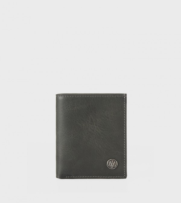 Buy Mavi Textured Bi Fold Wallet In Grey | 6thStreet Bahrain