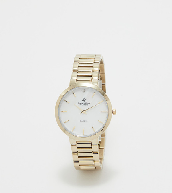 Buy Beverly Hills Polo Club Analogue Watch In White | 6thStreet Qatar