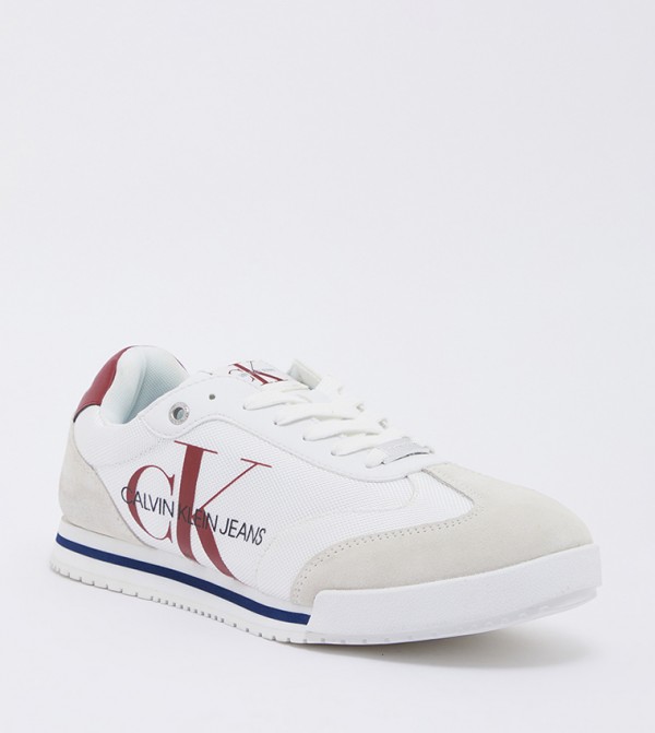 Buy Calvin Klein Low Runner 1 Sneakers In White | 6thStreet Qatar
