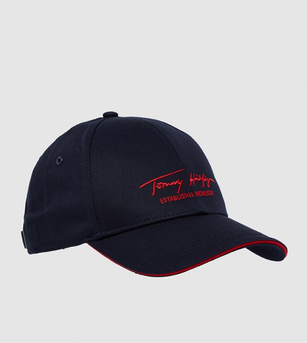 Buy Tommy Hilfiger Th Signature Cap Caps Sky Blue In Blue | 6thStreet ...