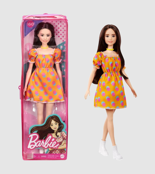 Buy R&B Kids Barbie Fashionistas Doll Polka Dot Off The Shoulder Dress ...