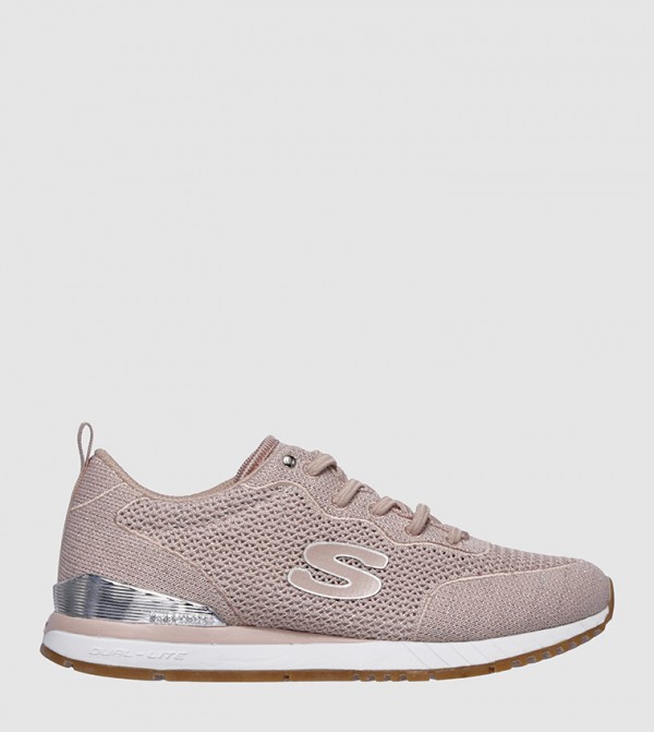 Buy Skechers Sunlite Shoes Silver In Silver | 6thStreet Kuwait