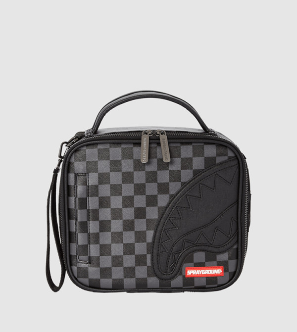 Buy Sprayground Henny: Black Checkered Snack Pack In Black | 6thStreet ...