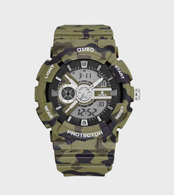 Buy Astro Green Dial Digital Watch In Green | 6thStreet UAE