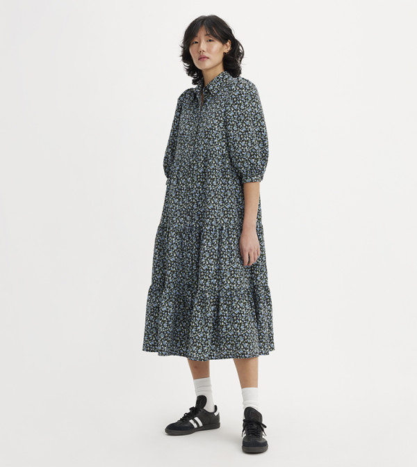 Buy Levi's Printed 3/4 Sleeves Cynthia Dress In Multiple Colors ...