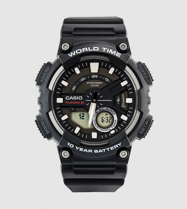 Buy Casio CASIO Men's Analog Digital Dial Watch In Black | 6thStreet ...