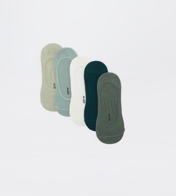 Buy Aldo Accessories DUFLOS Pack Of 5 No Show Socks In Multiple Colors ...