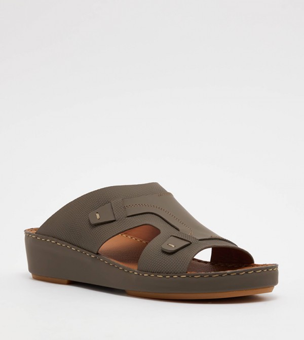 Buy Aldo Open Toe Arabic Sandals In Grey | 6thStreet Oman