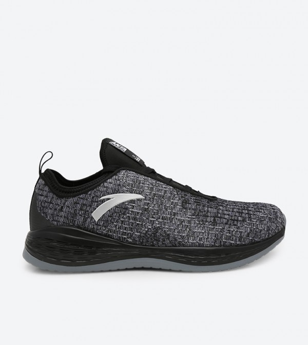Buy Anta Grid Patterned Running Shoes Grey In Grey | 6thStreet Qatar