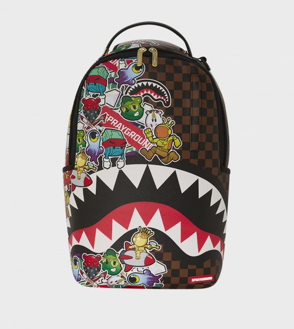 Buy Sprayground Sharks In Stickers Print DLXSV Backpack In Multiple ...