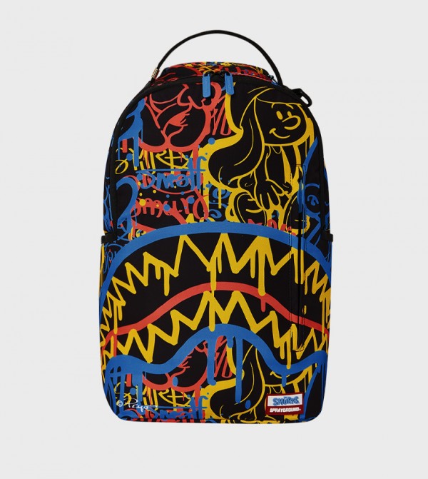 Buy Sprayground Smurfs Neon Print DLXSR Backpack In Multiple Colors ...