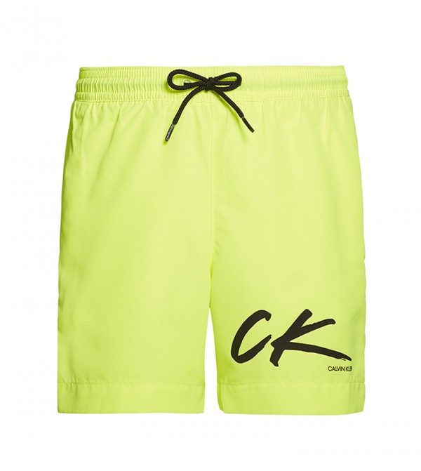 Buy Calvin Klein Medium Drawstring Safety Yellow In Yellow | 6thStreet ...