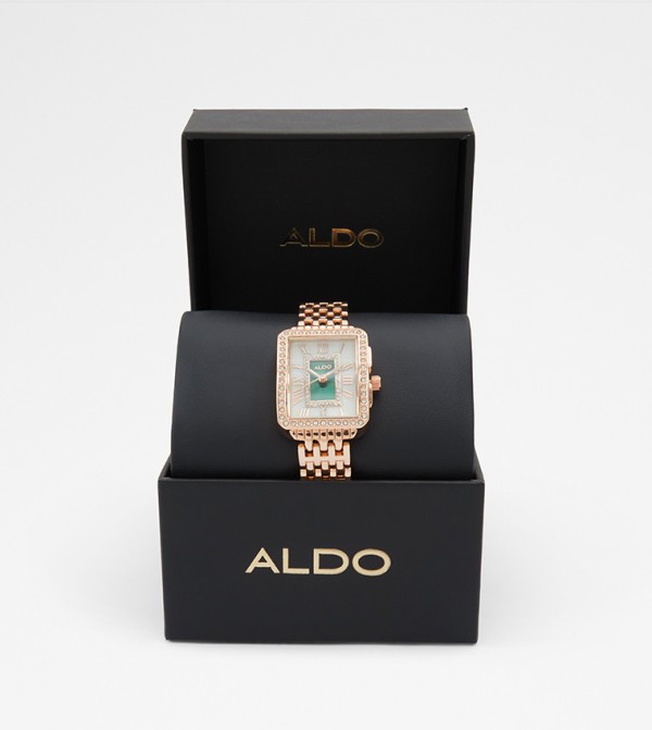 Buy Aldo Accessories BAHRAMI Stone Embellished Analog Watch In Pink | 6thStreet UAE