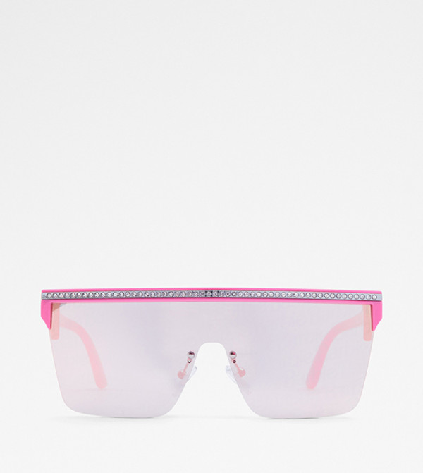 Buy Aldo Accessories BARBIE Mirror Shield Sunglasses In Pink ...