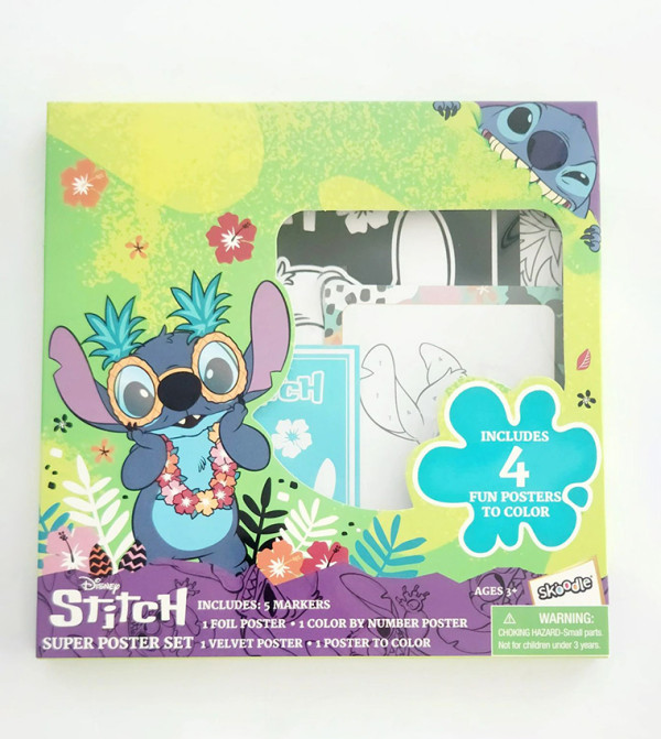 Buy BABIES & MORE Stitch Super Poster Activity Set In Multiple Colors ...