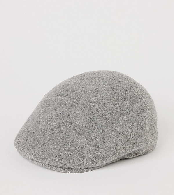 Buy Burton Pure Wool Brushed Flat Cap In Grey | 6thstreet Saudi Arabia