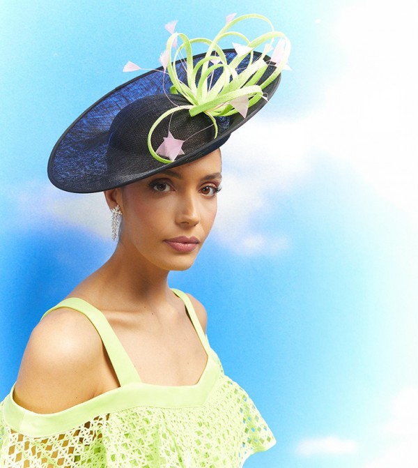 Buy Coast Lisa Tan Loop And Feather Detail Side Facing In Black ...