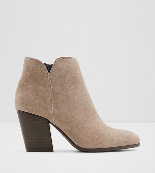 Buy Aldo Blanka Point Toe Heeled Boots Flex Collections In Grey ...