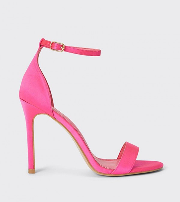 Buy Principles Principles Emellia Satin Heel Sandals In Pink ...