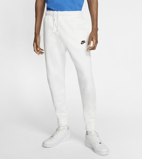 Buy Nike NSW Club Bb Joggers In White | 6thStreet Qatar