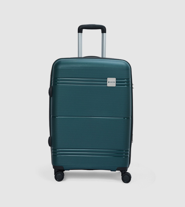 Buy CARLTON Focus Hard Shell Spinner Trolley Bag 56cm In Turquoise ...