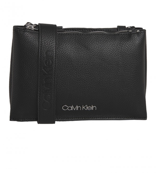 Buy Calvin Klein Sided Trio Crossbody Black In Black | 6thStreet Saudi ...