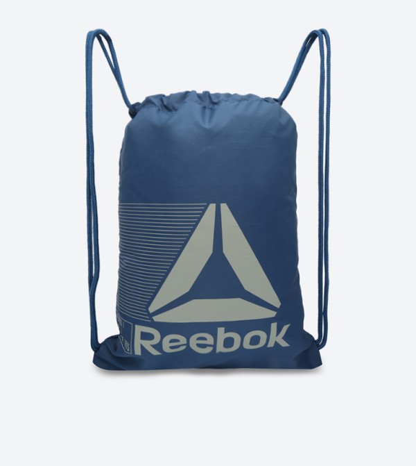 Buy Reebok Drawstring Closure Gymsack Blue In Blue | 6thStreet Bahrain