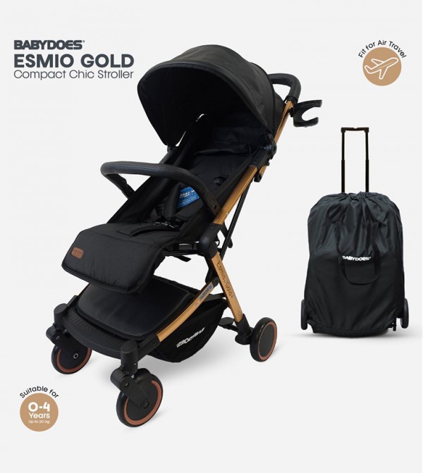 Buy BABYDOES Esmio Gold Travel Lite 5 Point Harness Shock Proof Baby ...