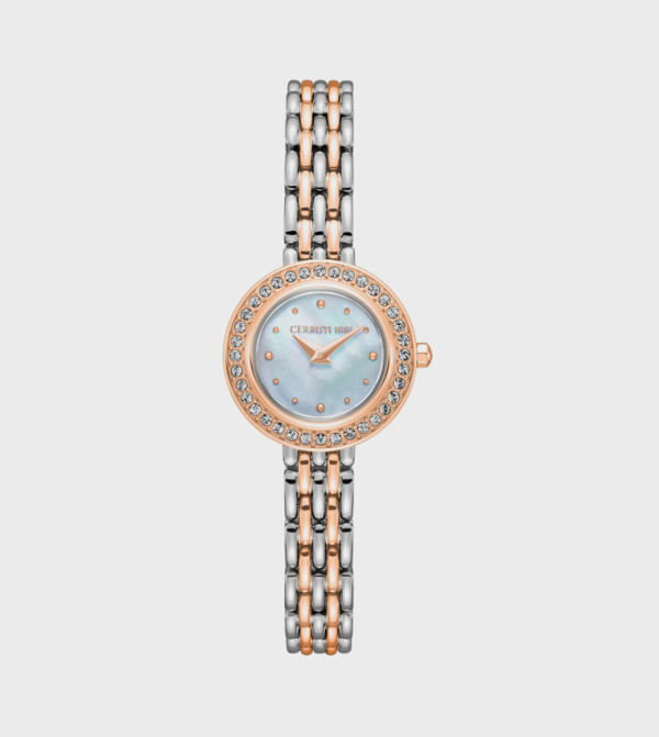 Buy CERRUTI 1881 MATERA White MOP Dial Watch In Rose | 6thStreet UAE