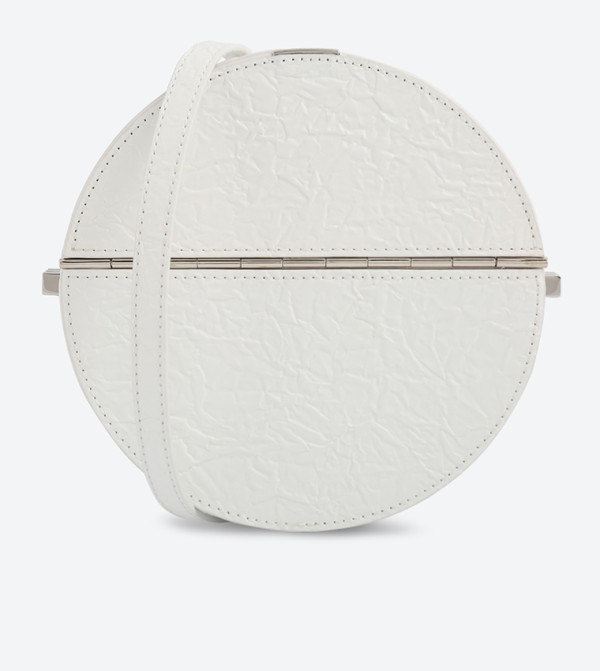 Buy Charles & Keith Circular Cross Body Bag White In White | 6thStreet UAE